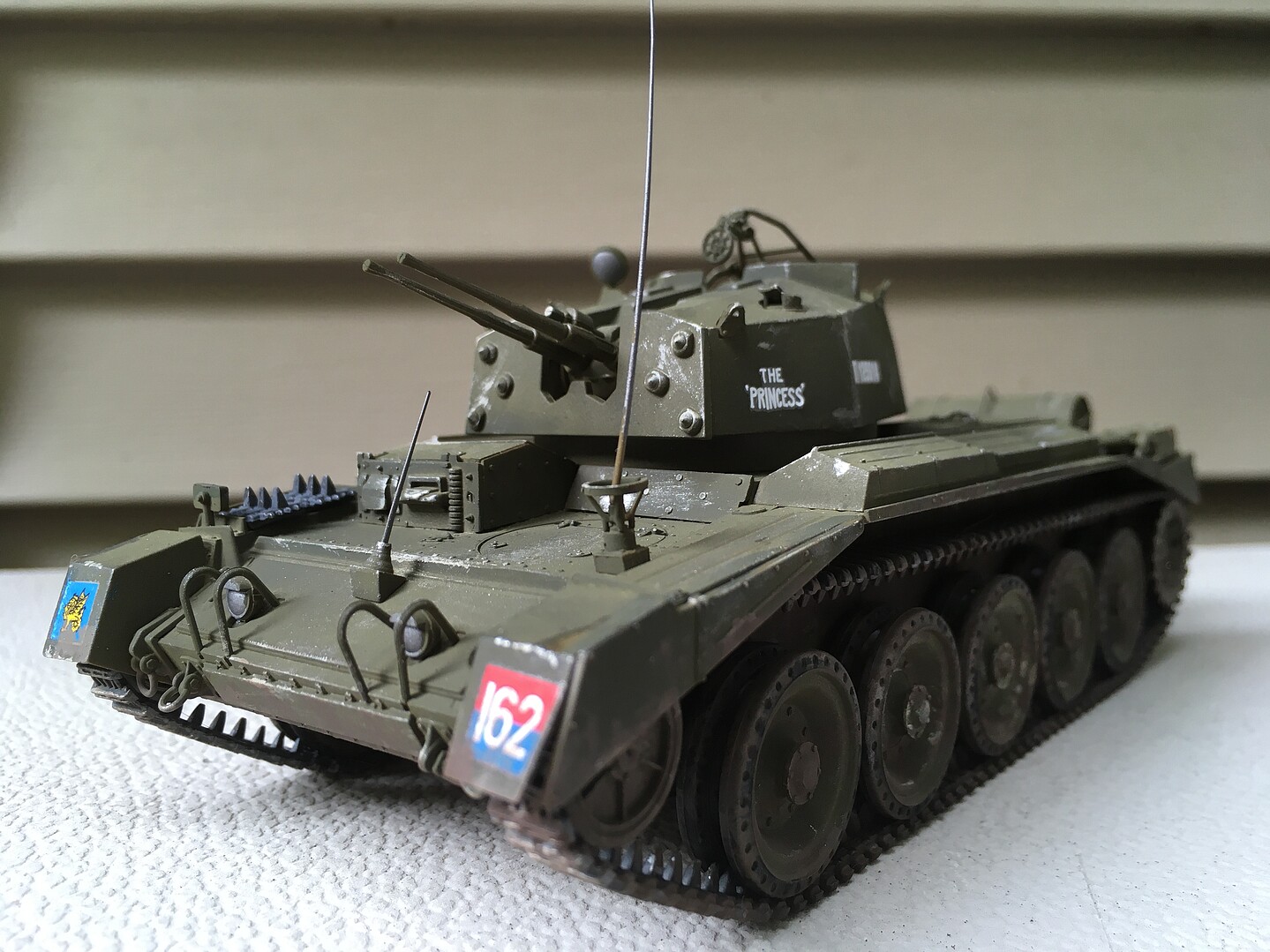 Crusader Mk III Anti-Aircraft Tank -- Plastic Model Military Vehicle ...