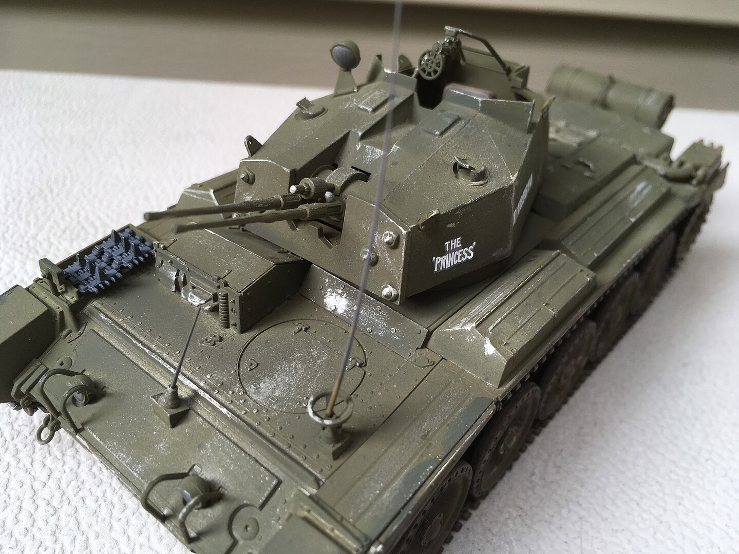 Crusader Mk III Anti-Aircraft Tank -- Plastic Model Military Vehicle ...