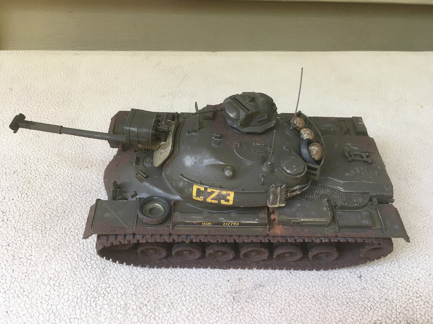 US M48A3 Patton Tank -- Plastic Model Military Vehicle Kit -- 1/35 Scale -- #35120 pictures by ...