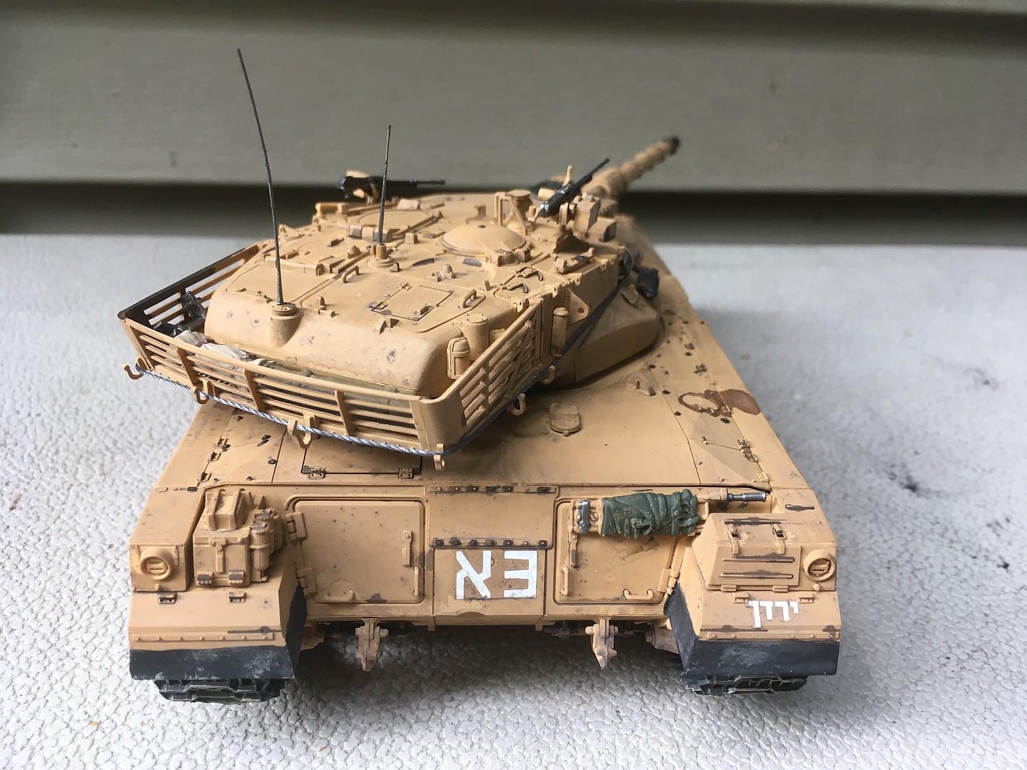 Israeli Merkava Main Battle Tank -- Plastic Model Military Vehicle Kit ...