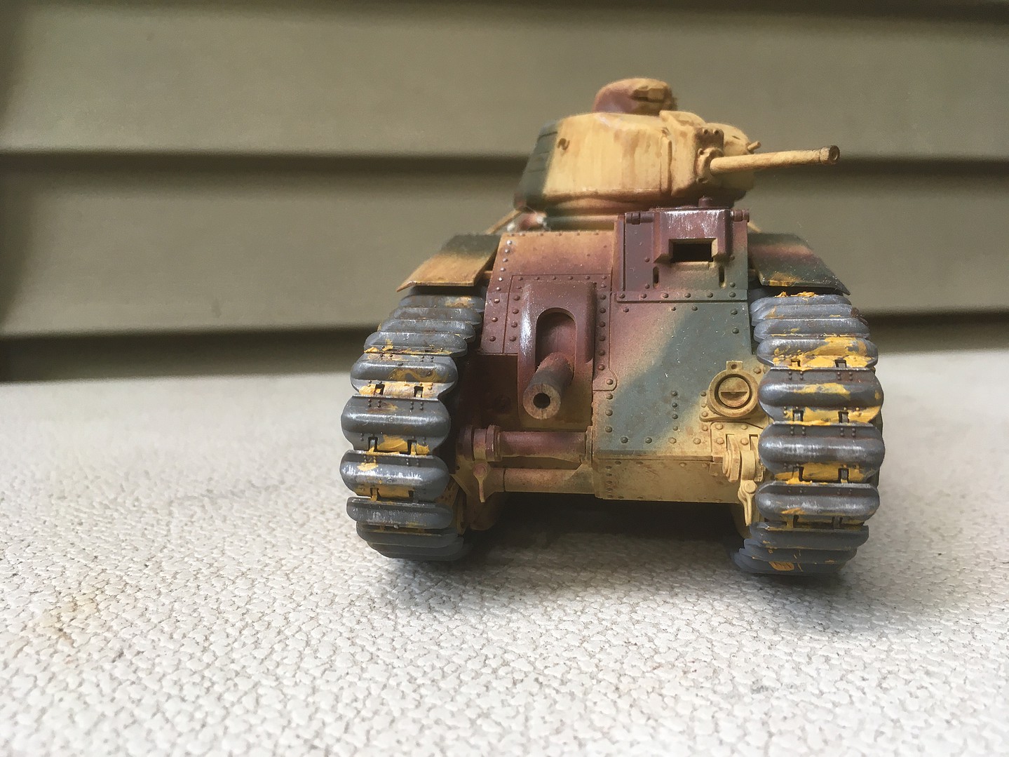 French Battle Tank B1 bis -- Plastic Model Military Vehicle Kit -- 1/35 ...