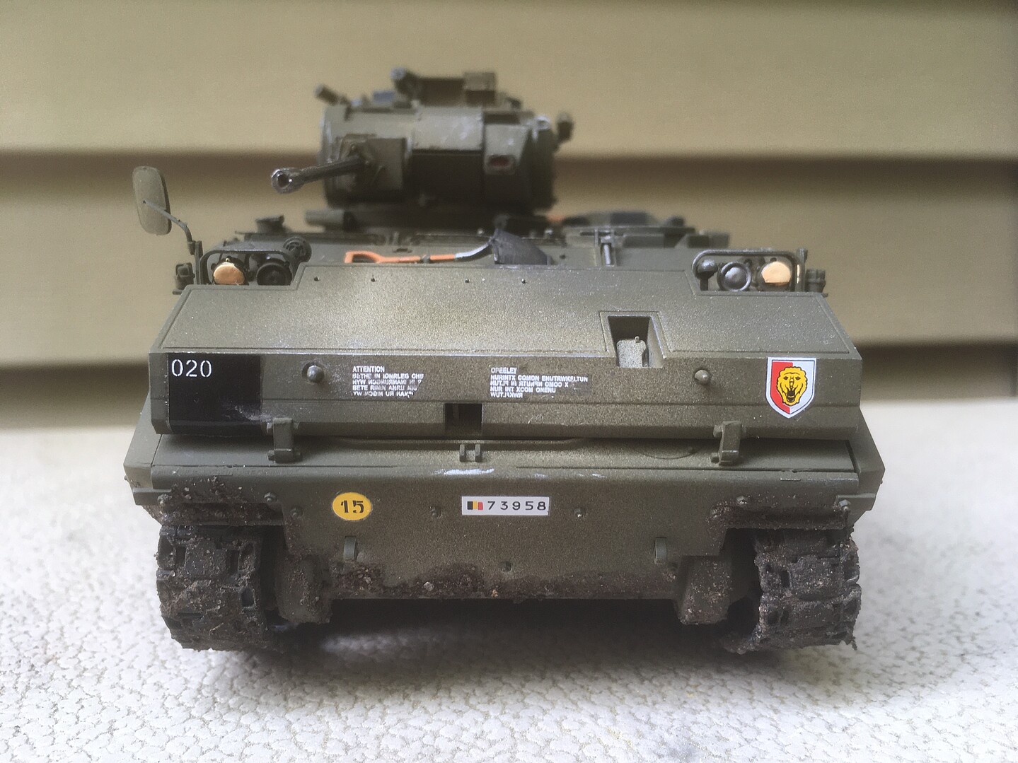 NATO Armored Infantry Vehicle w/25mm Turret -- Plastic Model Military ...