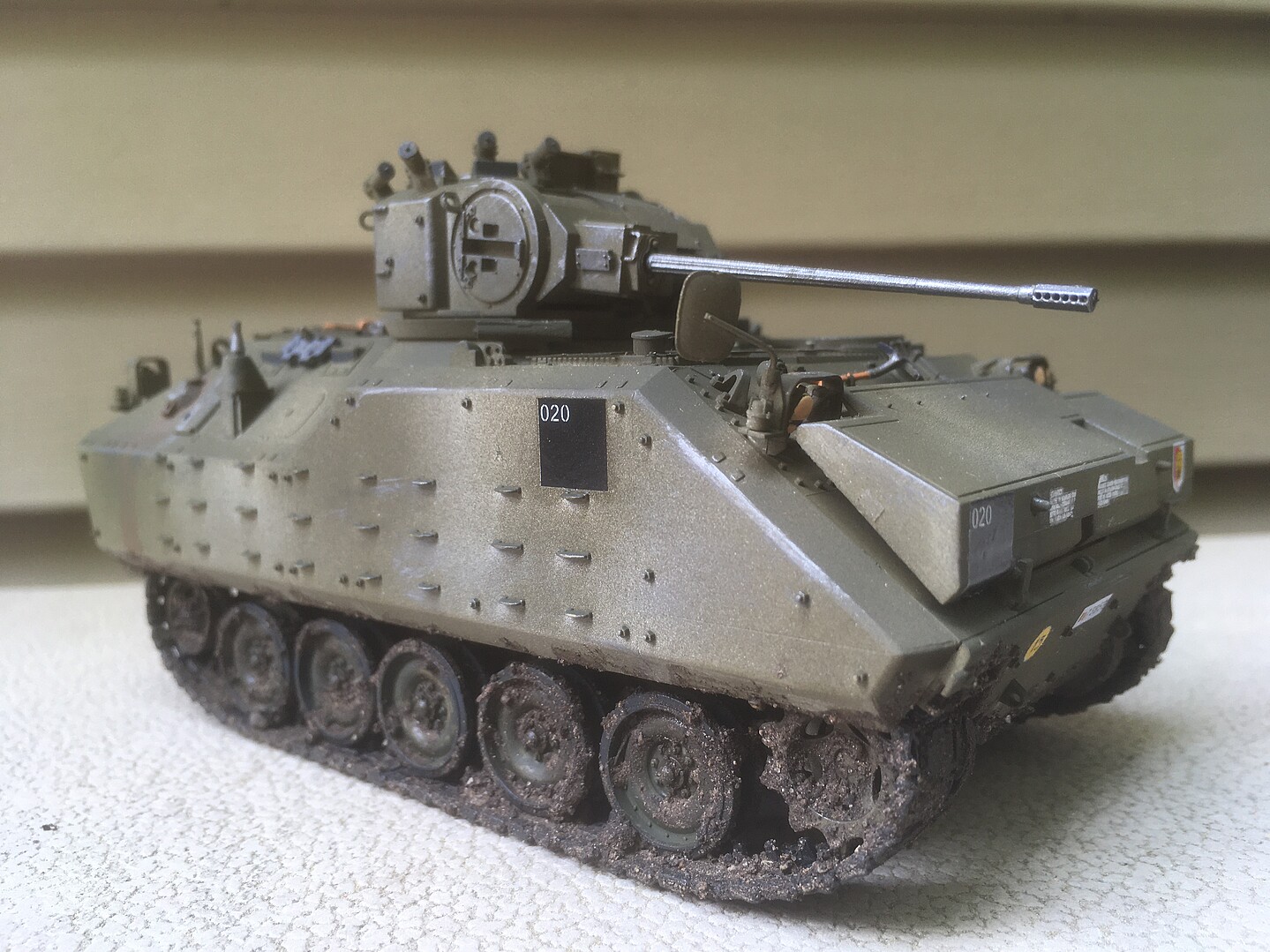 NATO Armored Infantry Vehicle w/25mm Turret -- Plastic Model Military ...