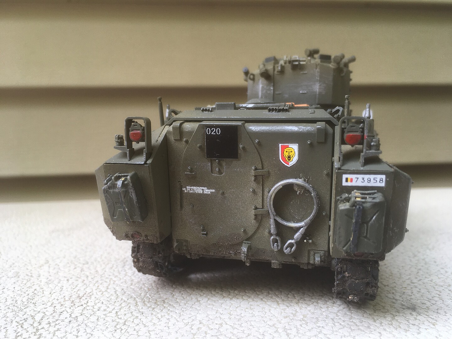 NATO Armored Infantry Vehicle w/25mm Turret -- Plastic Model Military ...