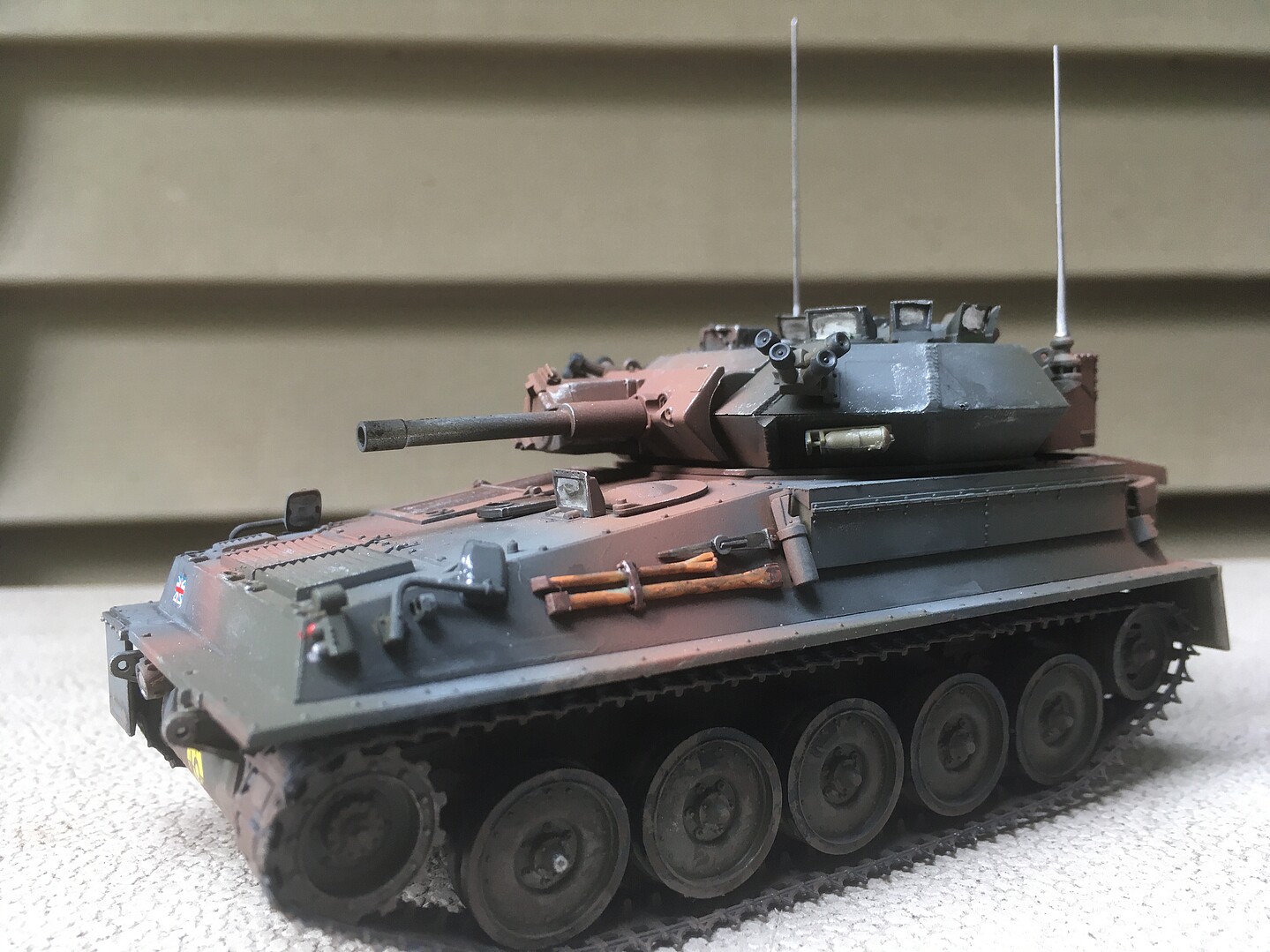 British CVR T FV101 Scorpion Tank -- Plastic Model Tank Kit -- 1/35 ...