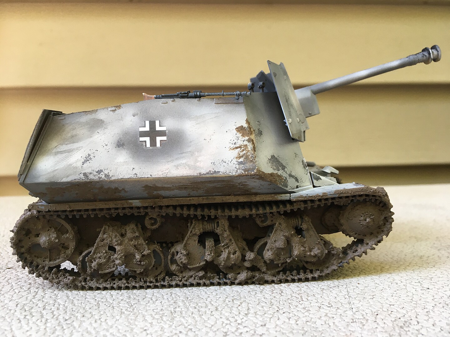 German Panzerjaeger 39(H) with 7.5cm Pak 40/3 Marder I -- Plastic Model ...