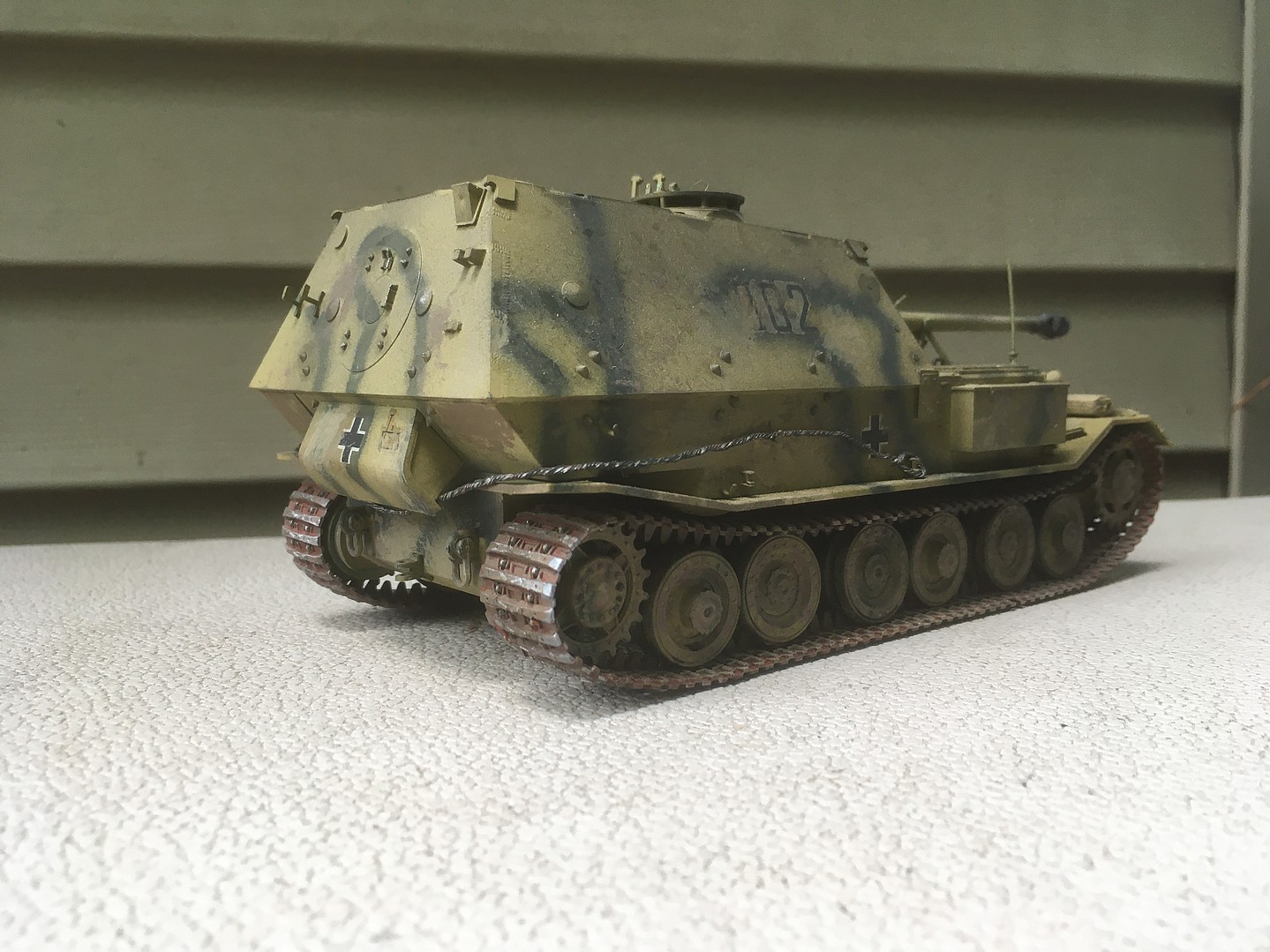 German Tank Destroyer Elefant -- Plastic Model Military Vehicle Kit ...