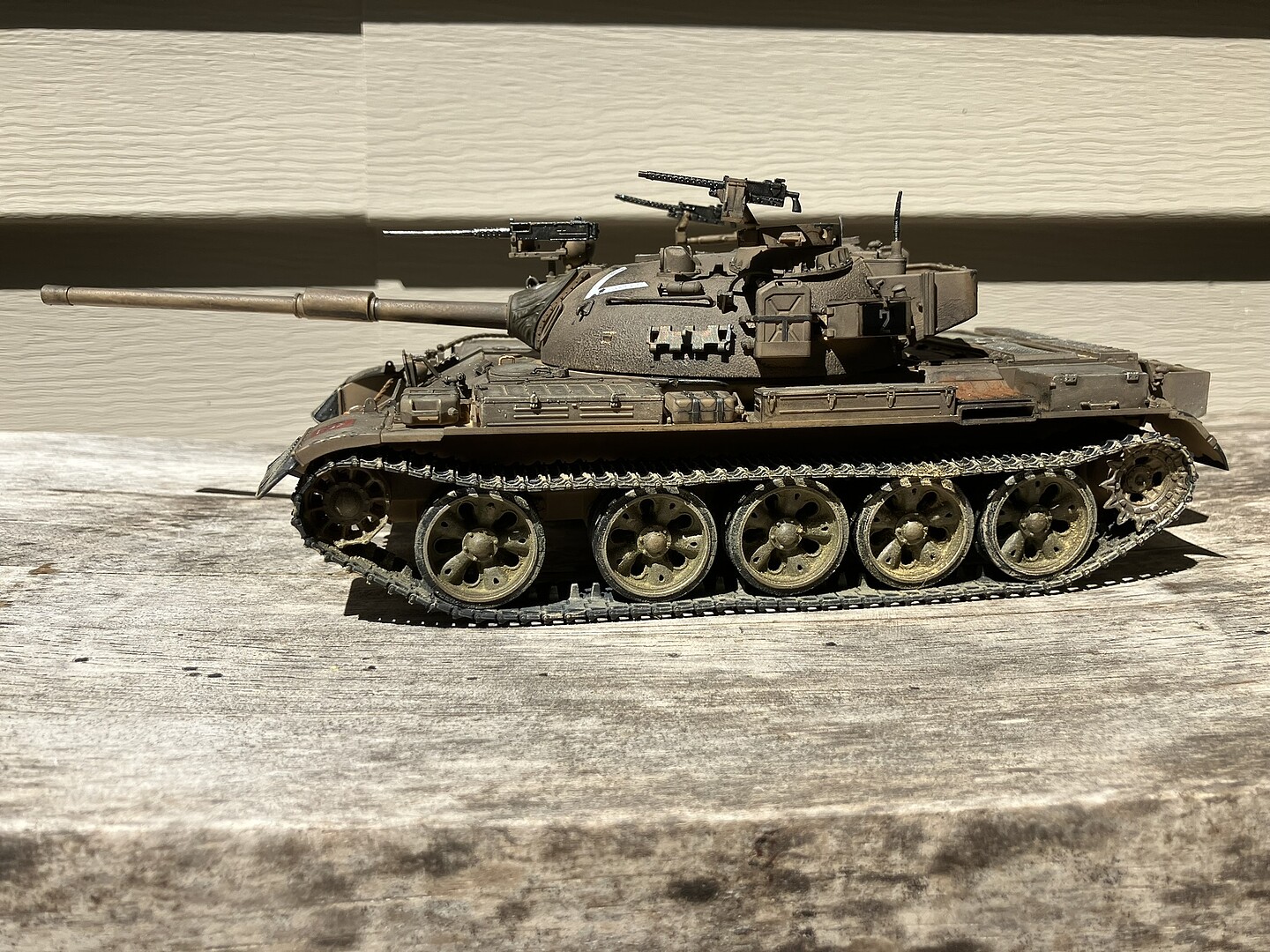 Israeli Tiran-6 Main Battle Tank -- Plastic Model Military Vehicle -- 1 ...