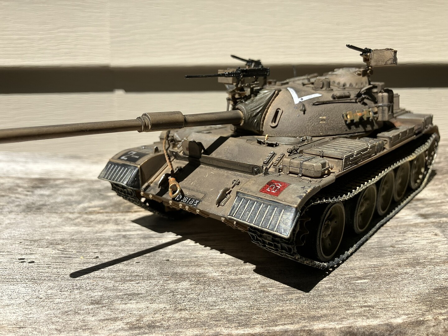 Israeli Tiran-6 Main Battle Tank -- Plastic Model Military Vehicle -- 1 ...