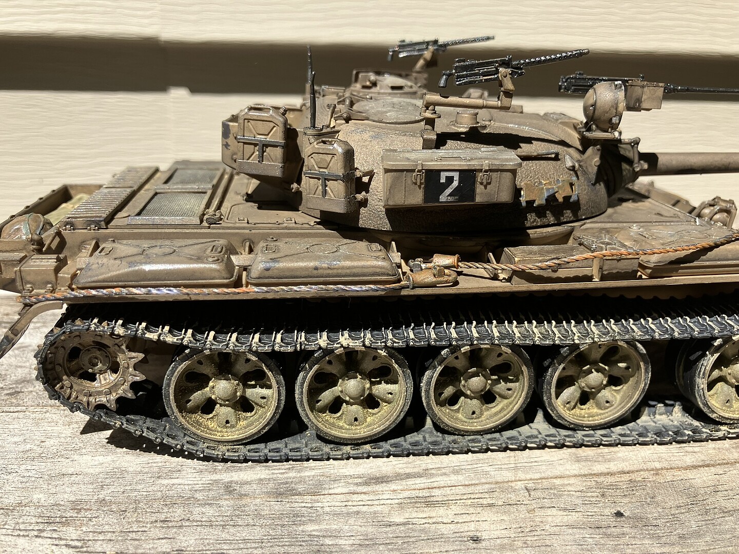 Israeli Tiran-6 Main Battle Tank -- Plastic Model Military Vehicle -- 1 ...