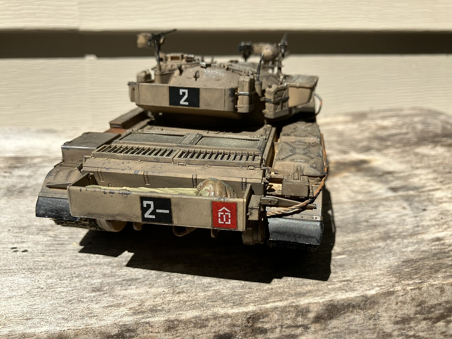 Israeli Tiran-6 Main Battle Tank -- Plastic Model Military Vehicle -- 1 ...