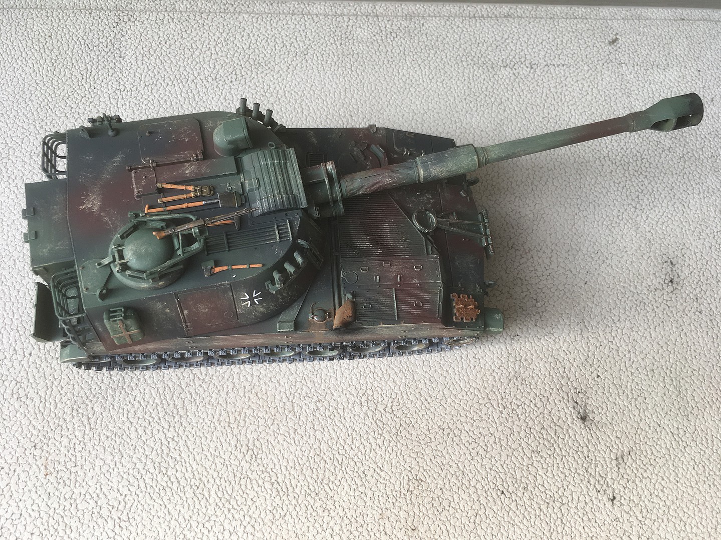 German Bundeswehr M109A3G Tank -- Plastic Model Military Vehicle Kit ...