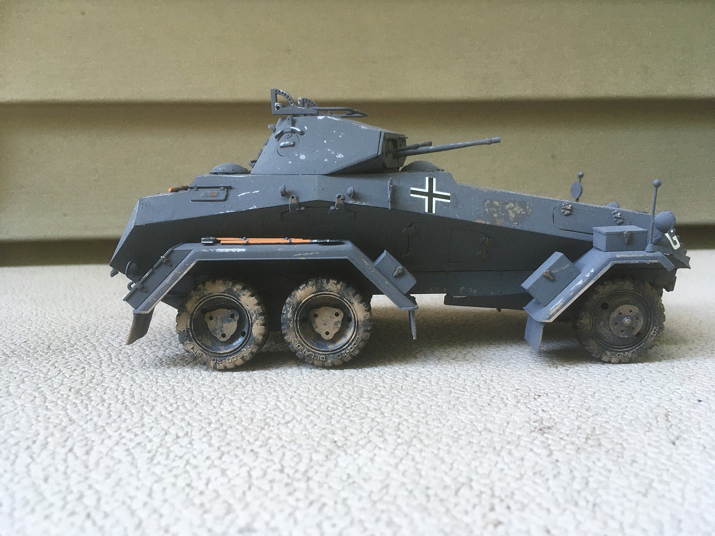 German 6-Wheeled Sd.Kfz.231 -- Plastic Model Military Vehicle Kit -- 1/ ...