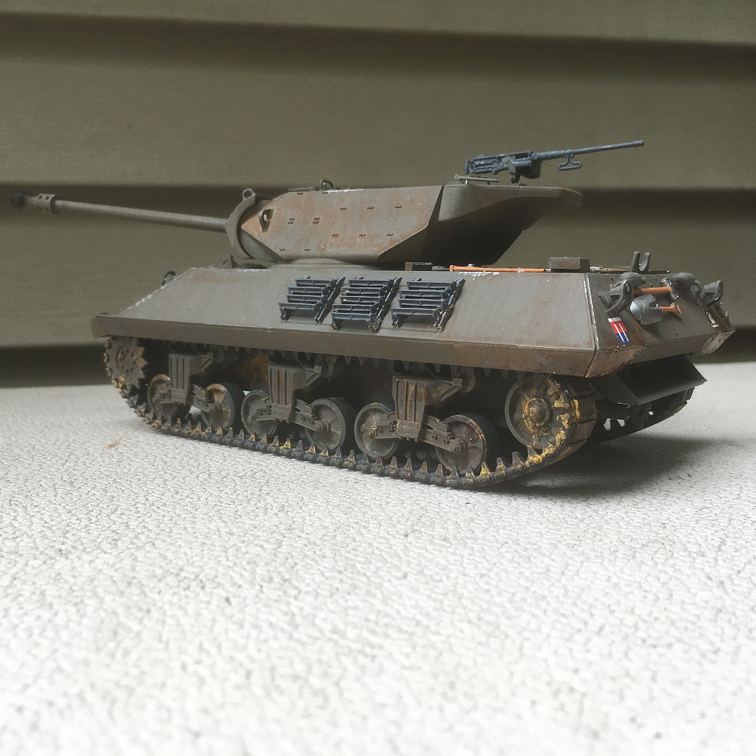 British M10 IIC Achilles Tank Destroyer -- Plastic Model Tank Kit -- 1/ ...