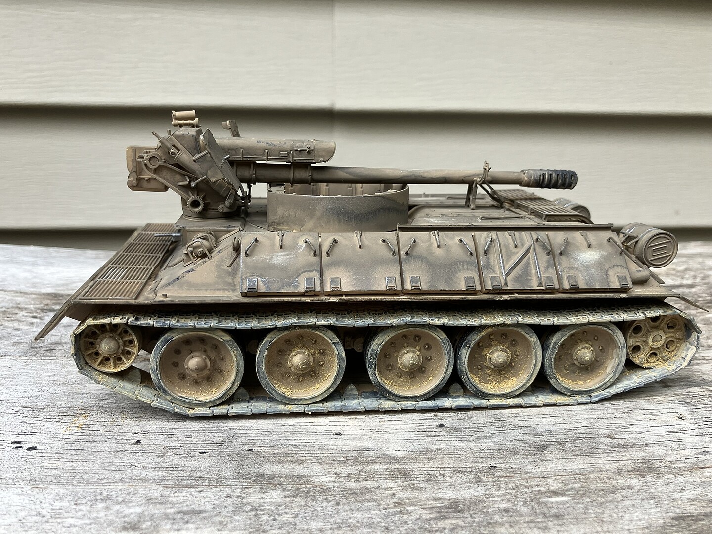 Syrian T-34/D30 w/ 122mm Howitzer -- Plastic Model Military Vehicle Kit ...