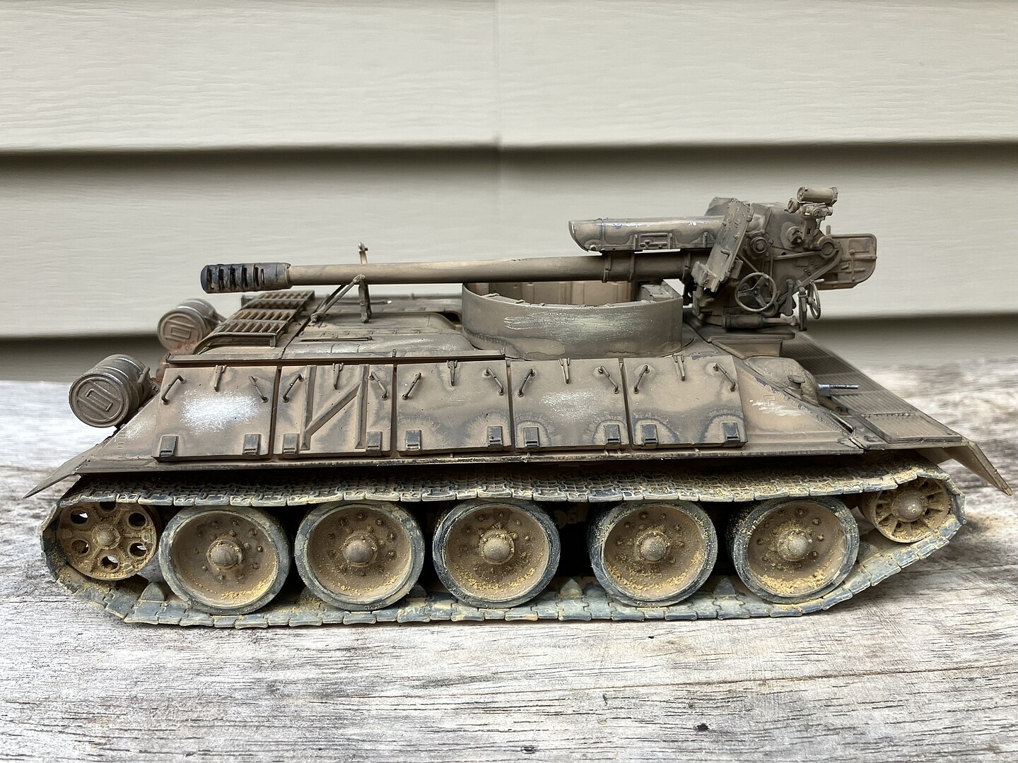 Syrian T-34/D30 w/ 122mm Howitzer -- Plastic Model Military Vehicle Kit ...