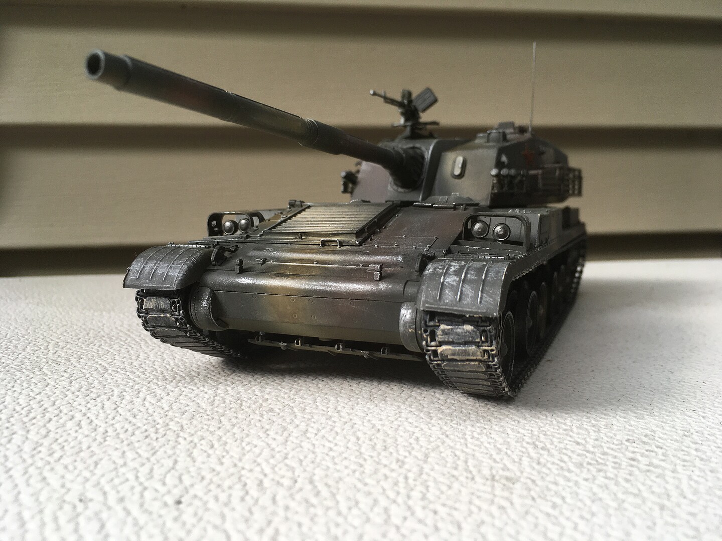 120mm Type 89 anti-tank gun -- Plastic Model Military Vehicle Kit -- 1/ ...