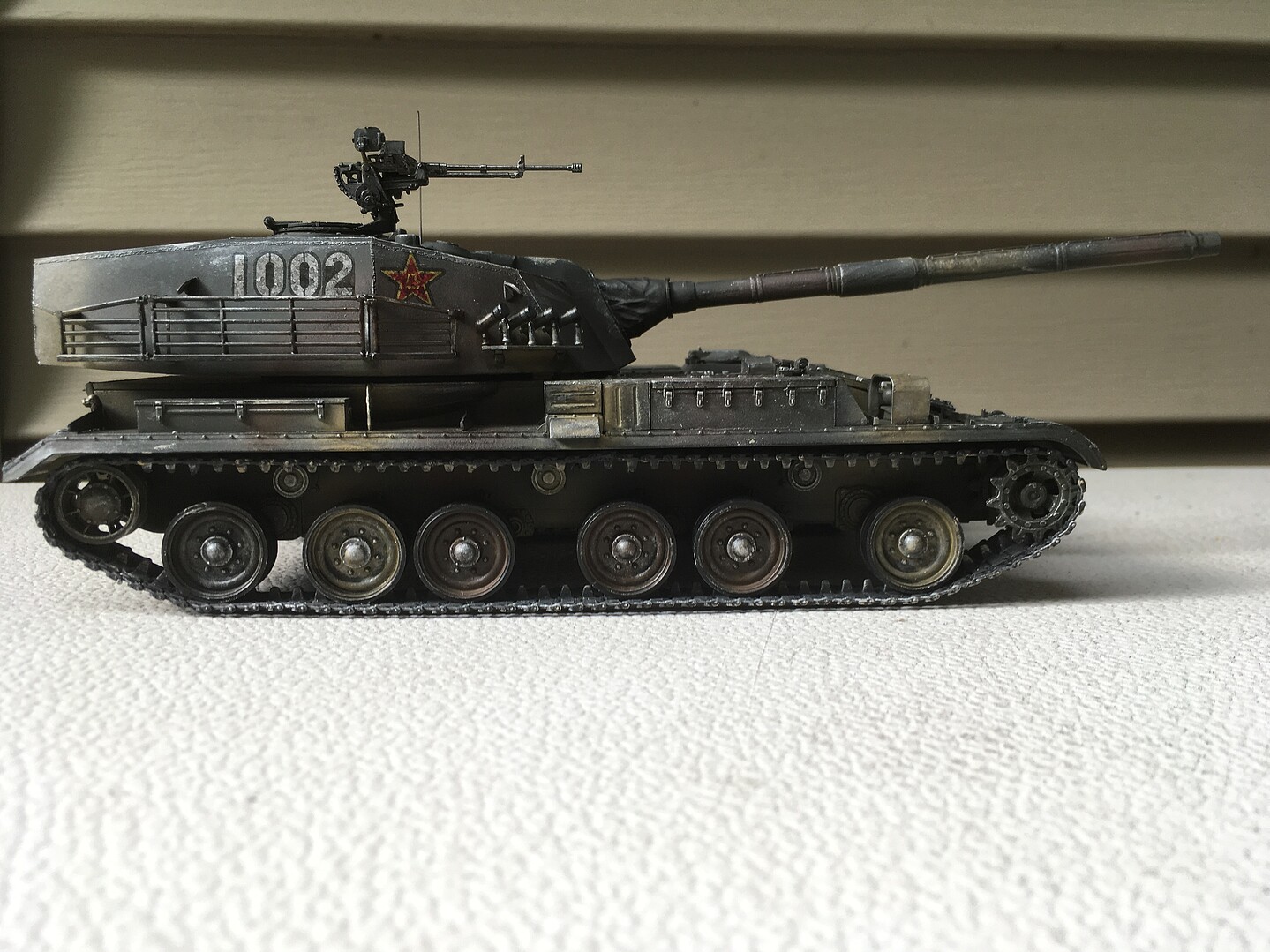 120mm Type 89 anti-tank gun -- Plastic Model Military Vehicle Kit -- 1/ ...