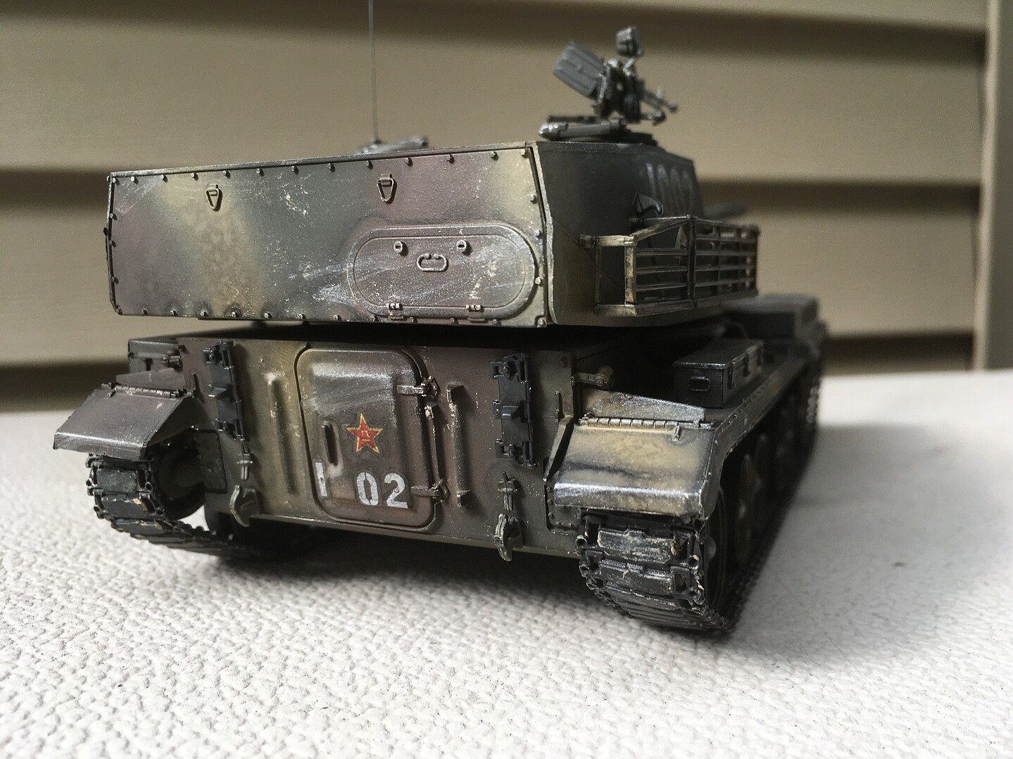 120mm Type 89 anti-tank gun -- Plastic Model Military Vehicle Kit -- 1/ ...