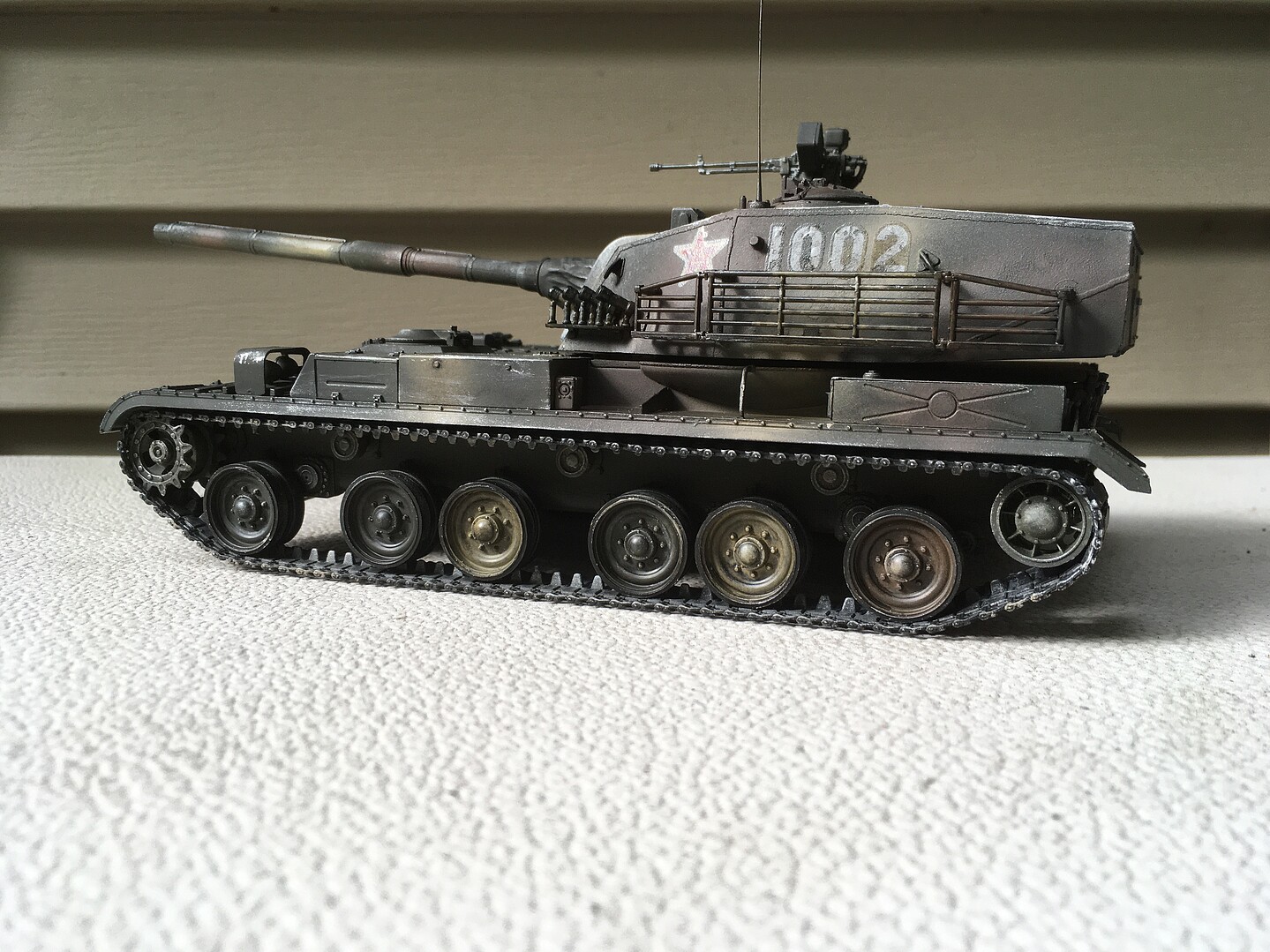 120mm Type 89 anti-tank gun -- Plastic Model Military Vehicle Kit -- 1/ ...