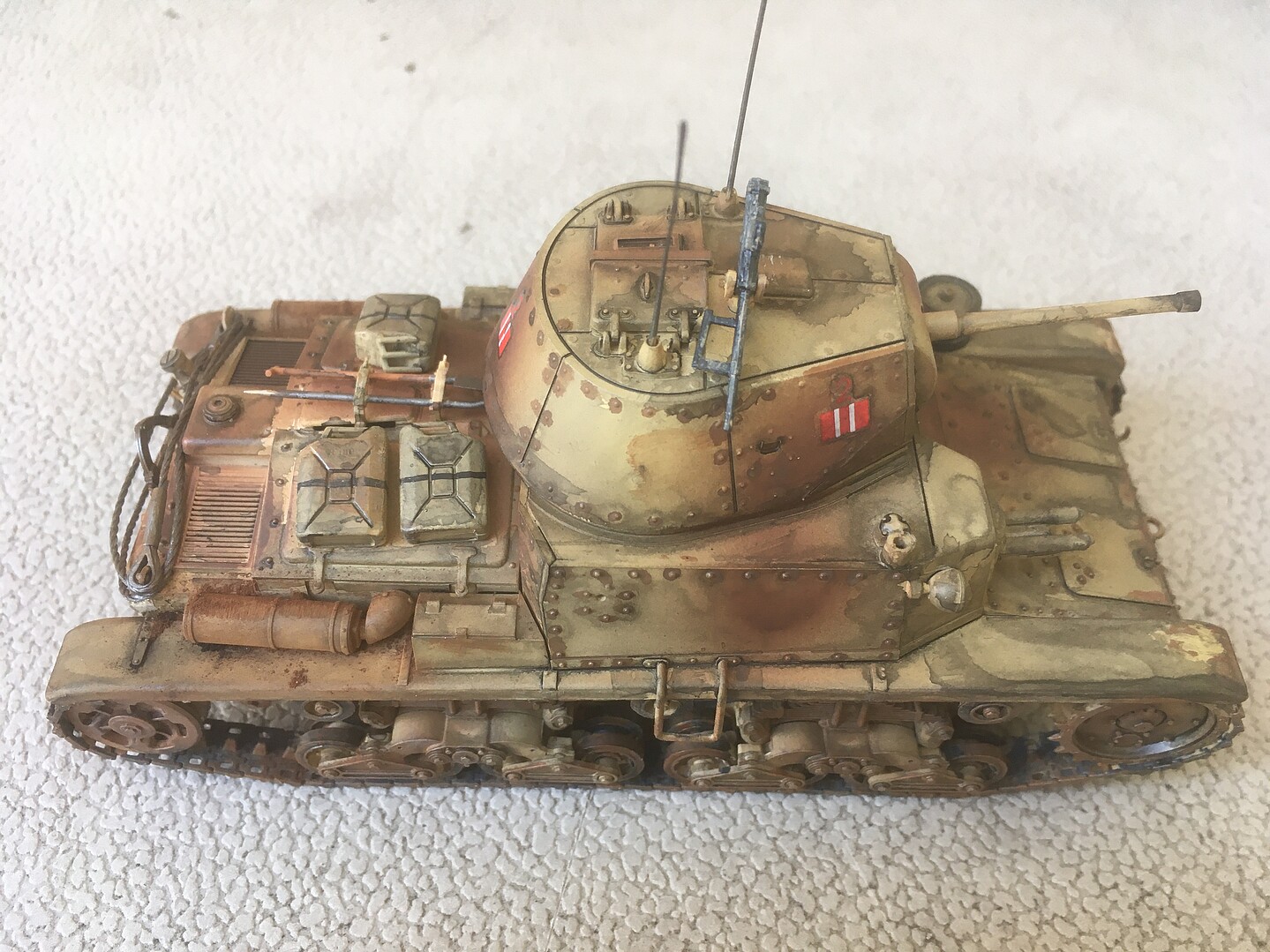 Italian Tank Carro Armato M13/40 -- Plastic Model Military Vehicle Kit ...