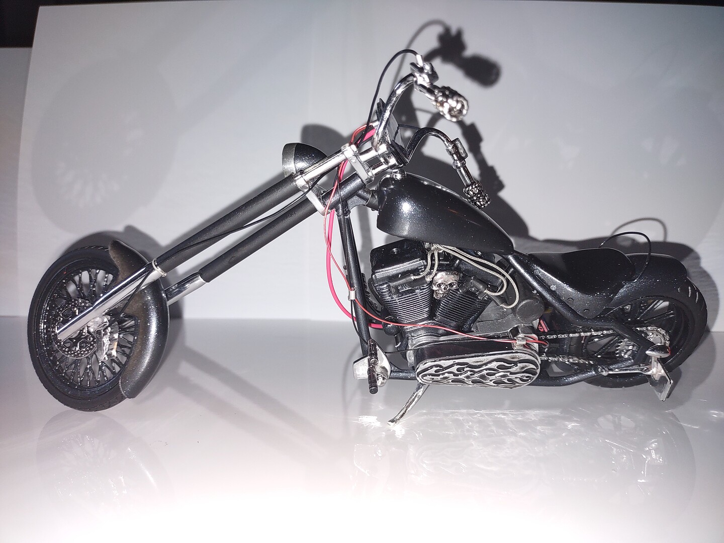 Custom Chopper Set -- 1/12 Scale Plastic Model Motorcycle Kit ...