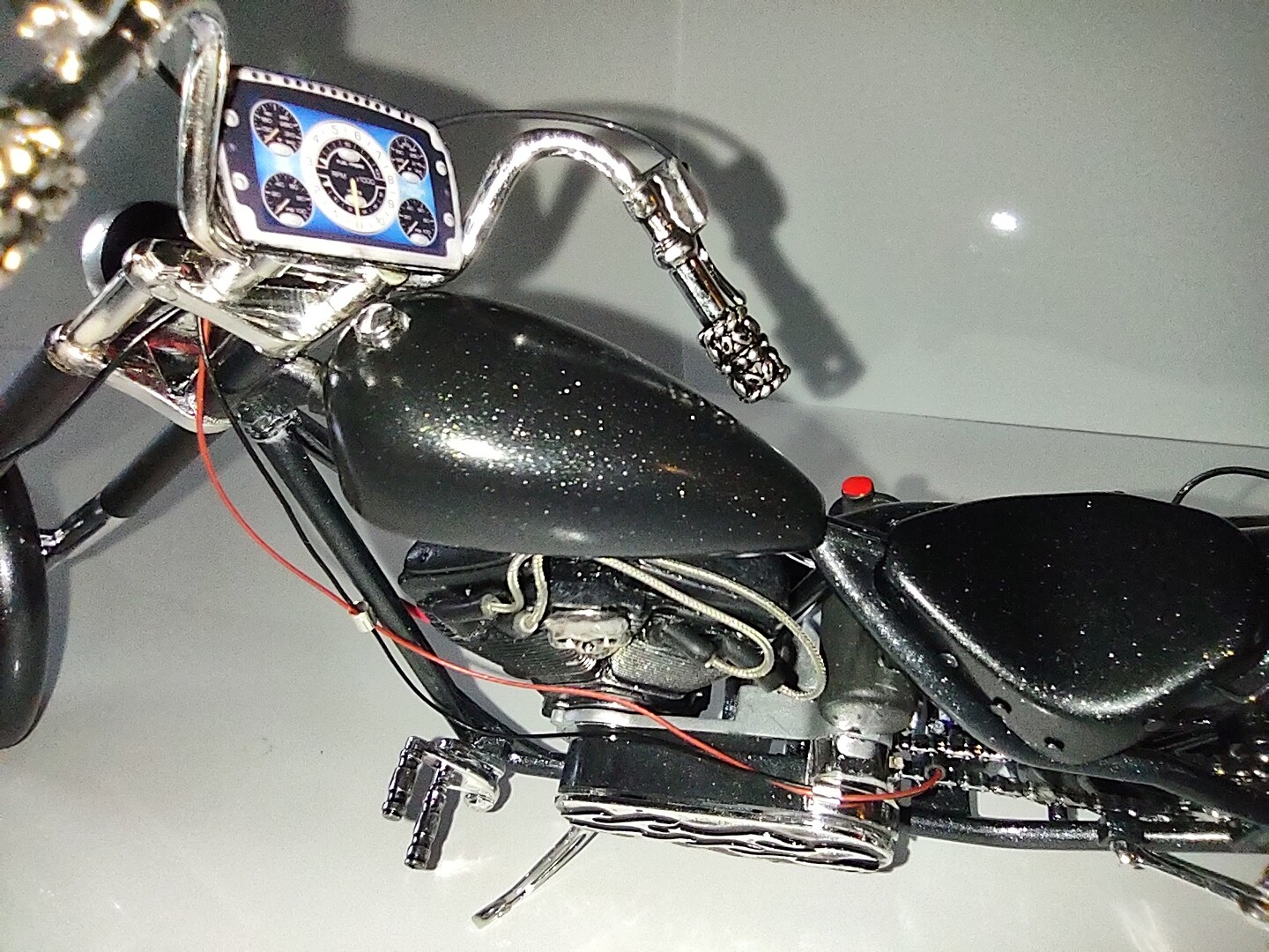 Custom Chopper Set -- 1/12 Scale Plastic Model Motorcycle Kit ...