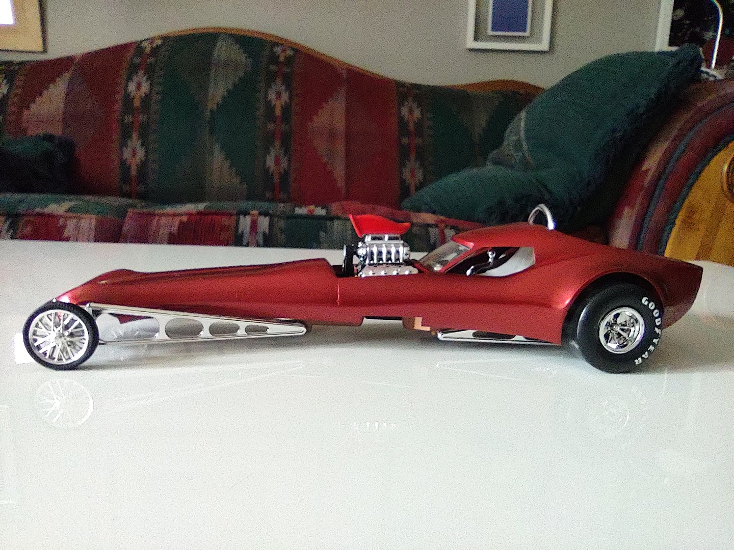 Stingaree Custom Dragster -- Plastic Model Car Vehicle Kit -- 1/29 ...