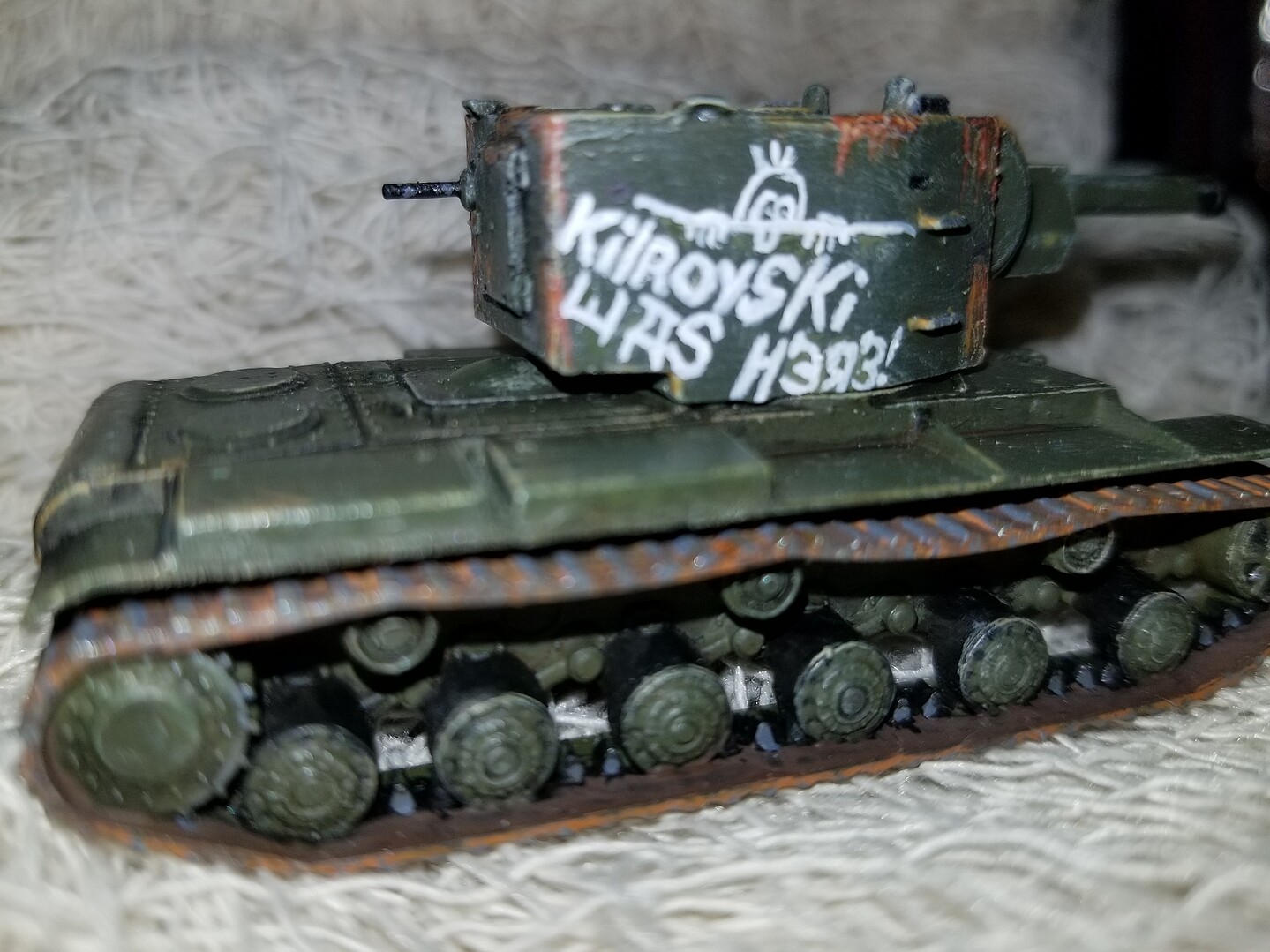 Soviet KV2 Heavy Tank (Snap) (New Tool) -- Plastic ModelTank Kit -- 1/ ...