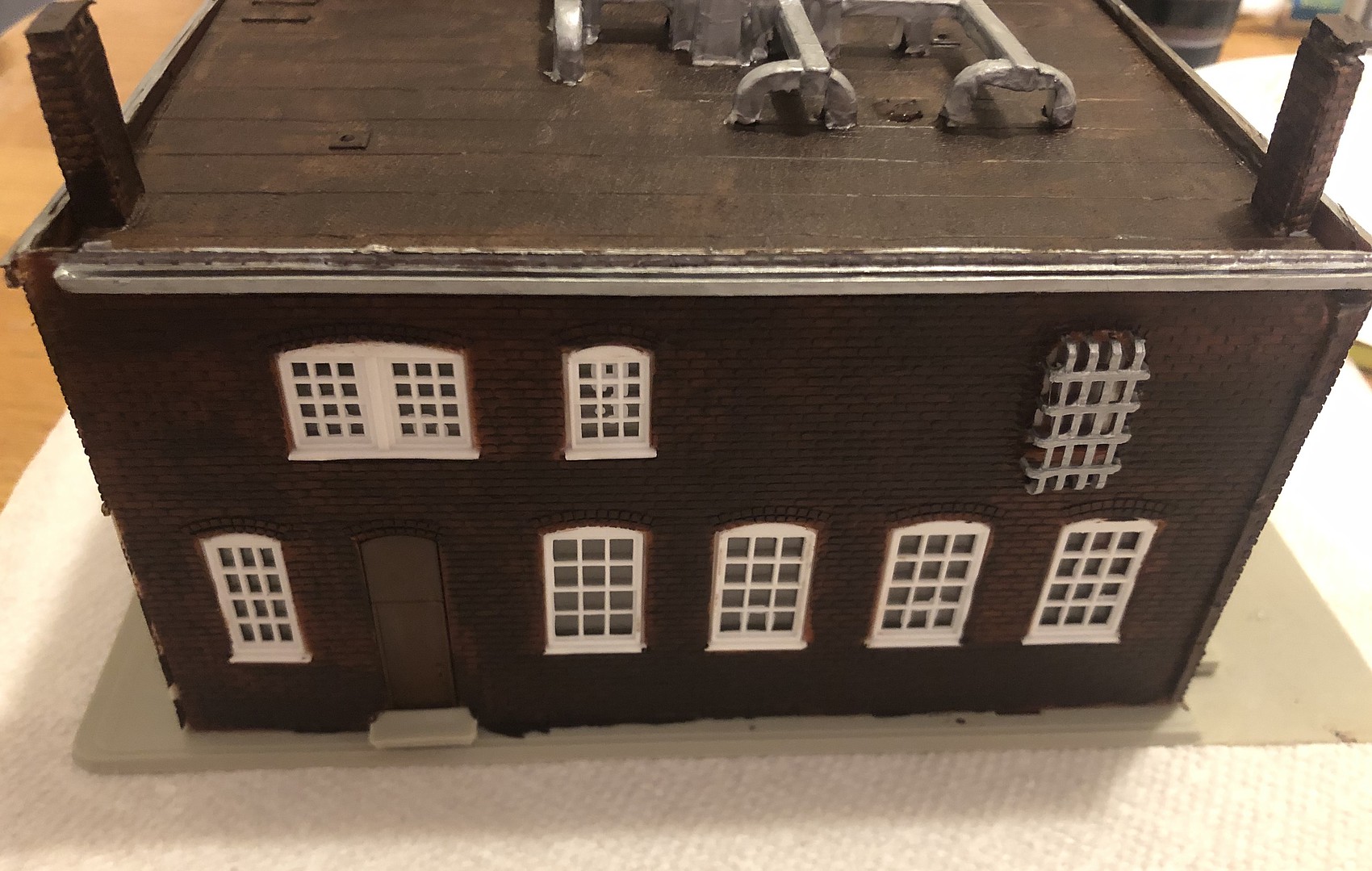 Woodlawn Police Station Kit -- Model Train Building -- HO Scale ...