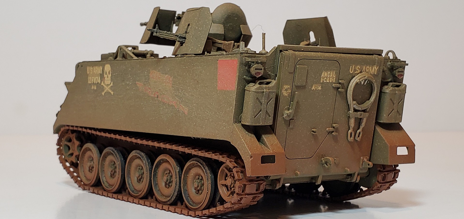 US M113 ACAV Support Vehicle -- Plastic Model Military Vehicle Kit -- 1 ...