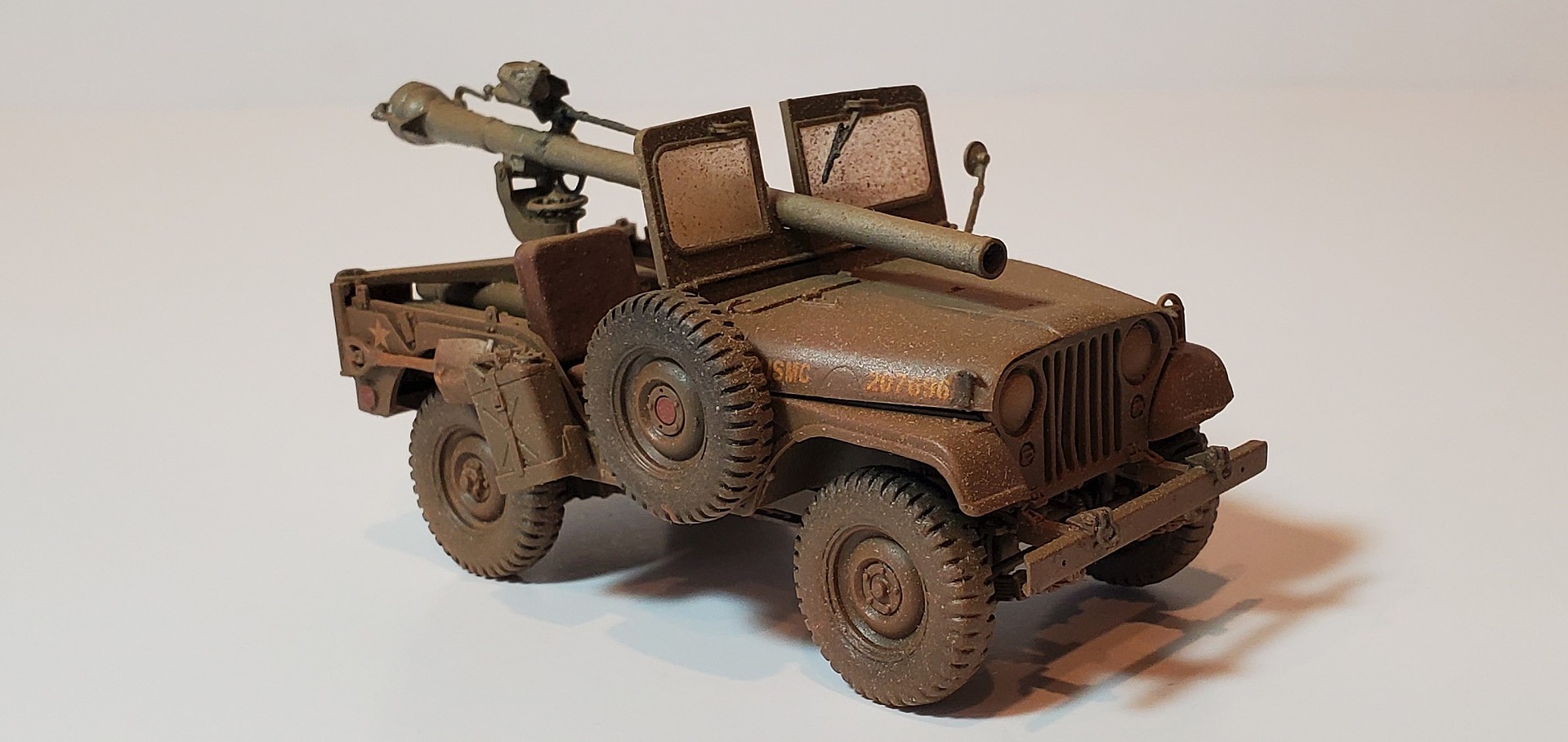 US M38A1C 1/4-Ton Jeep -- Plastic Model Military Jeep Kit -- 1/35 Scale ...