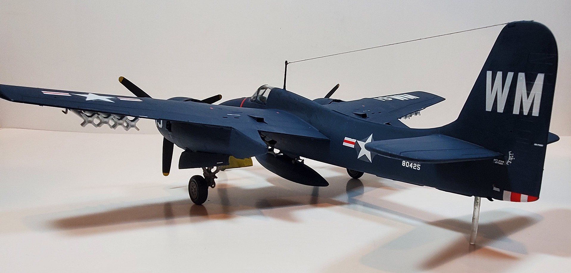 F7F-3 Tigercat -- Plastic Model Airplane Kit -- 1/48 Scale -- #2756s ...