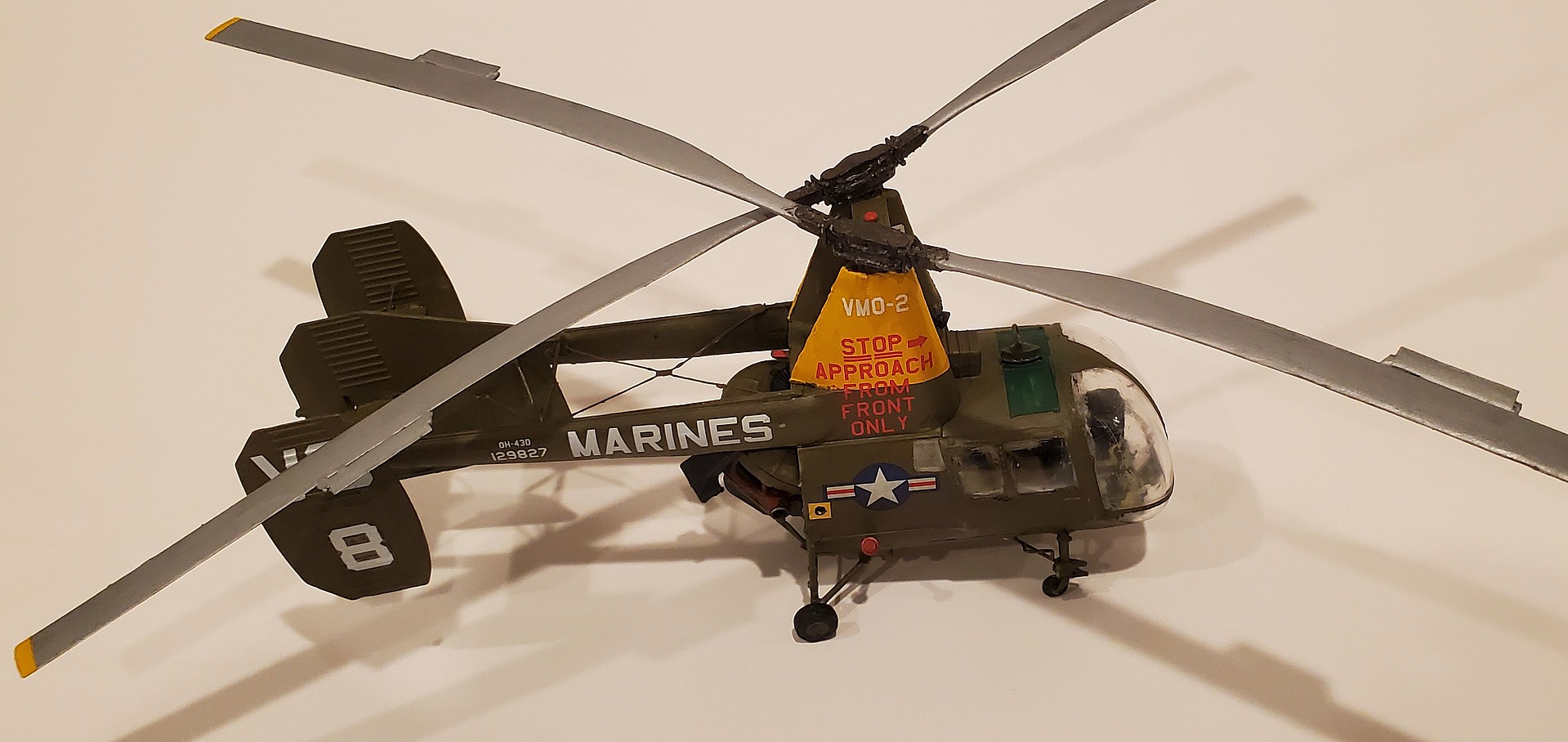 Kaman HOK1/HUK1 US Military Helicopter -- Plastic Model Helicopter Kit ...