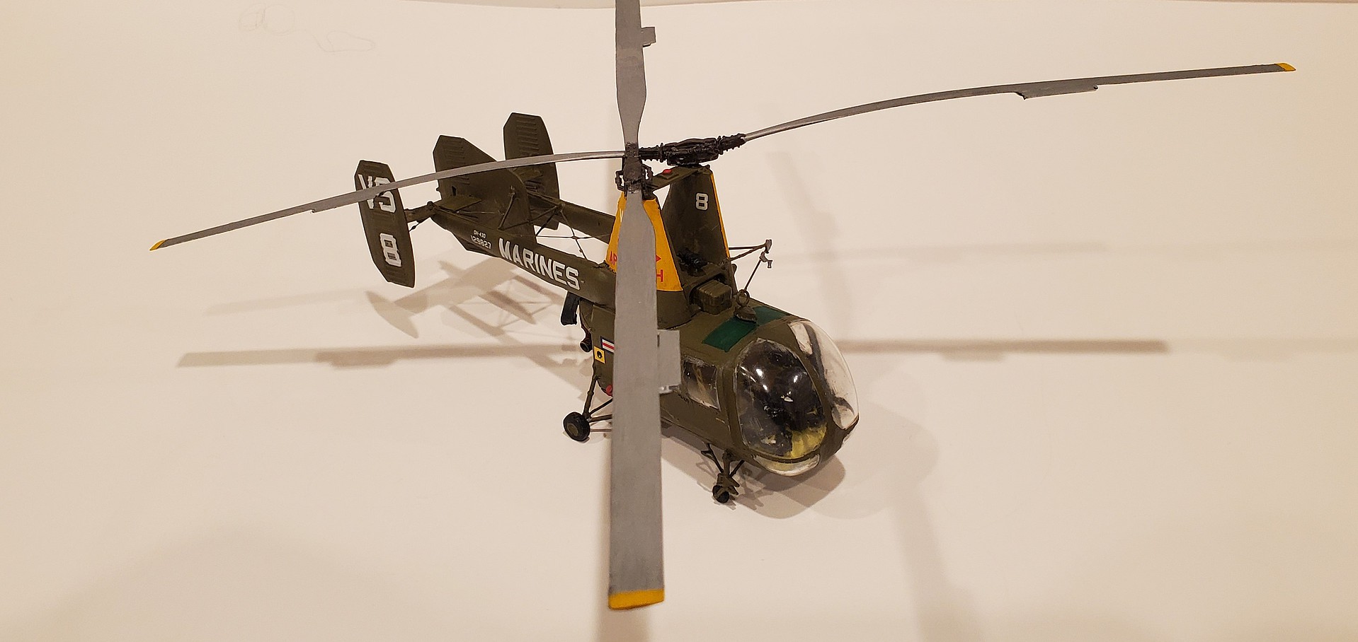 Kaman HOK1/HUK1 US Military Helicopter -- Plastic Model Helicopter Kit ...