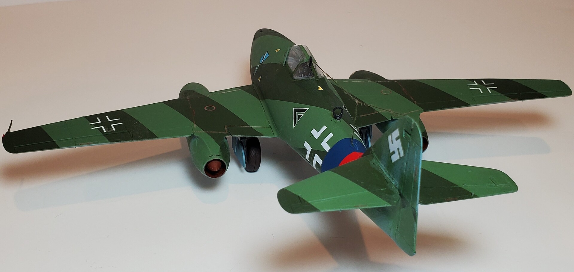 Messerschmitt Me 262 A-1a Fighter Aircraft -- Plastic Model Airplane ...