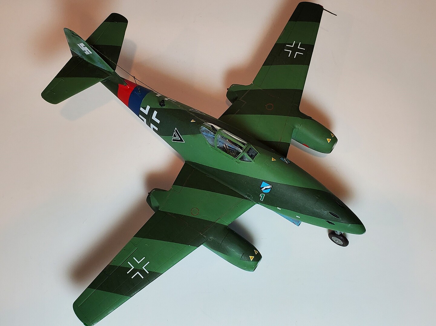 Messerschmitt Me 262 A-1a Fighter Aircraft -- Plastic Model Airplane ...