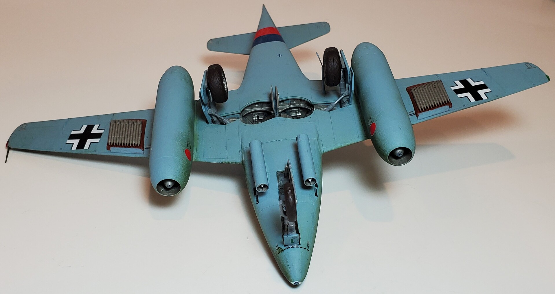 Messerschmitt Me 262 A-1a Fighter Aircraft -- Plastic Model Airplane ...