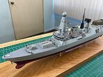 Trumpeter HMS Type 45 British Destroyer Plastic Model Military Ship 1/ ...