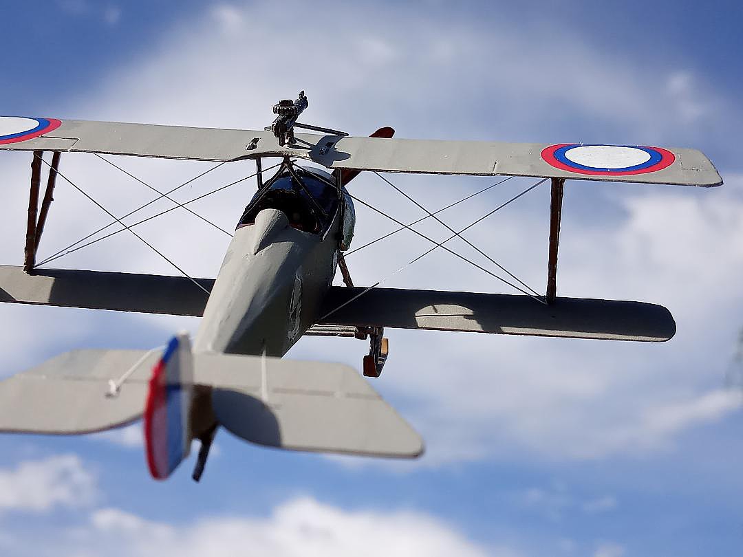 WWI Nieuport Ni17 French BiPlane Fighter -- Plastic Model Airplane Kit ...