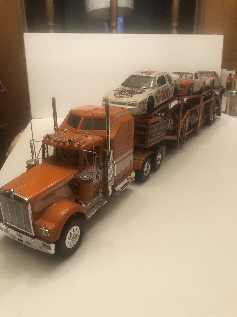 Auto Transport Trailer -- Plastic Model Trailer Kit -- 1/25 Scale ...