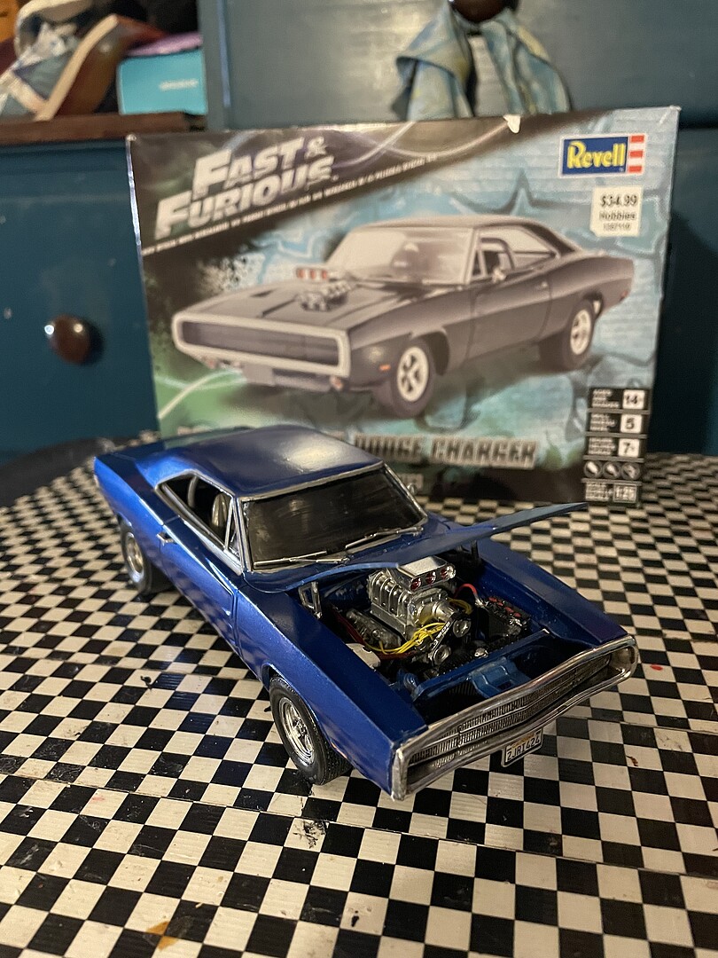 Fast & Furious 1970 Dodge Charger -- Plastic Model Car Kit -- 1/25 ...