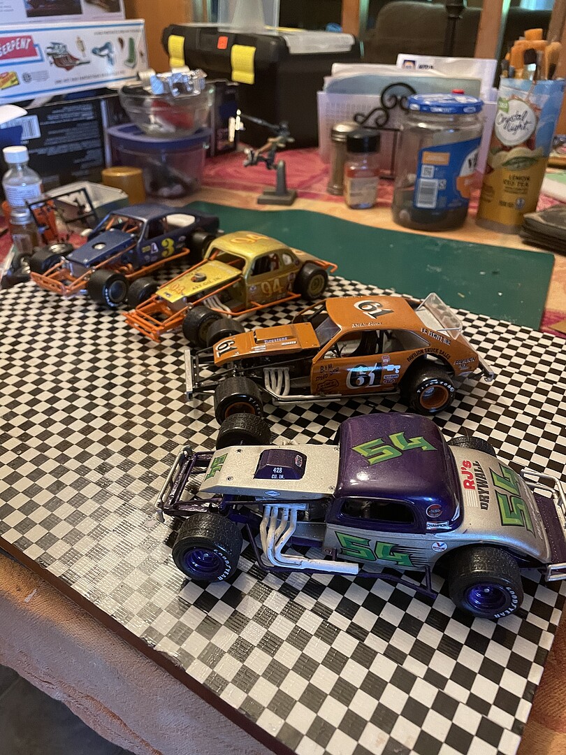 1974 Chevy Vega Modified Rat Trap Race Car -- Plastic Model Car Vehicle ...