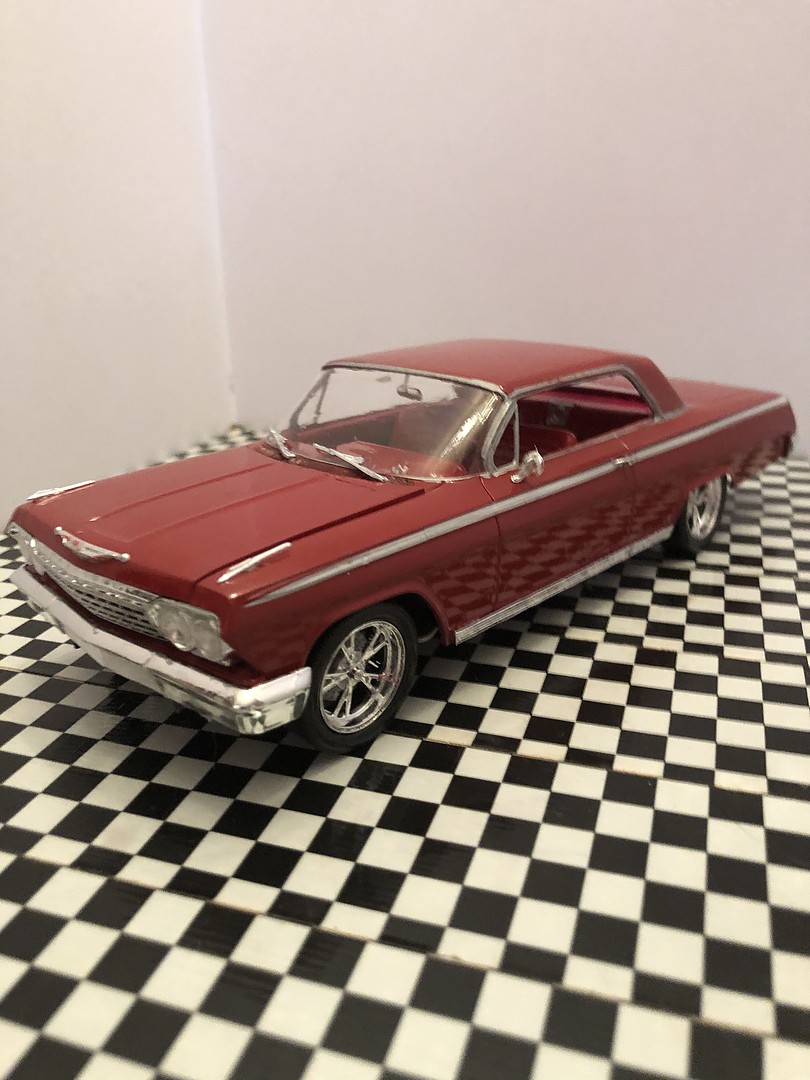1962 Chevy Impala SS Hardtop (3 in 1) -- Plastic Model Car Kit -- 1/25 ...