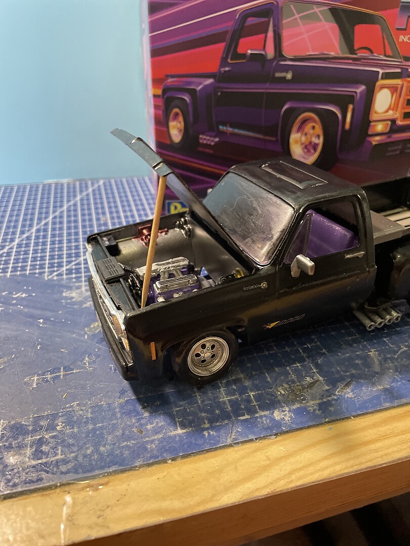 1977 Chevy Street Pickup Truck -- Plastic Model Truck Kit -- 1/25 Scale ...