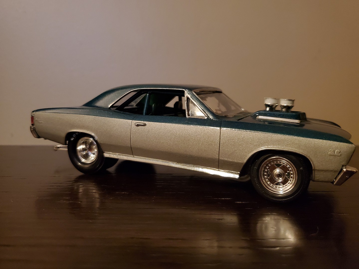 1967 Chevy Chevelle Pro Street Car -- 1/25 Scale -- Plastic Model Car ...