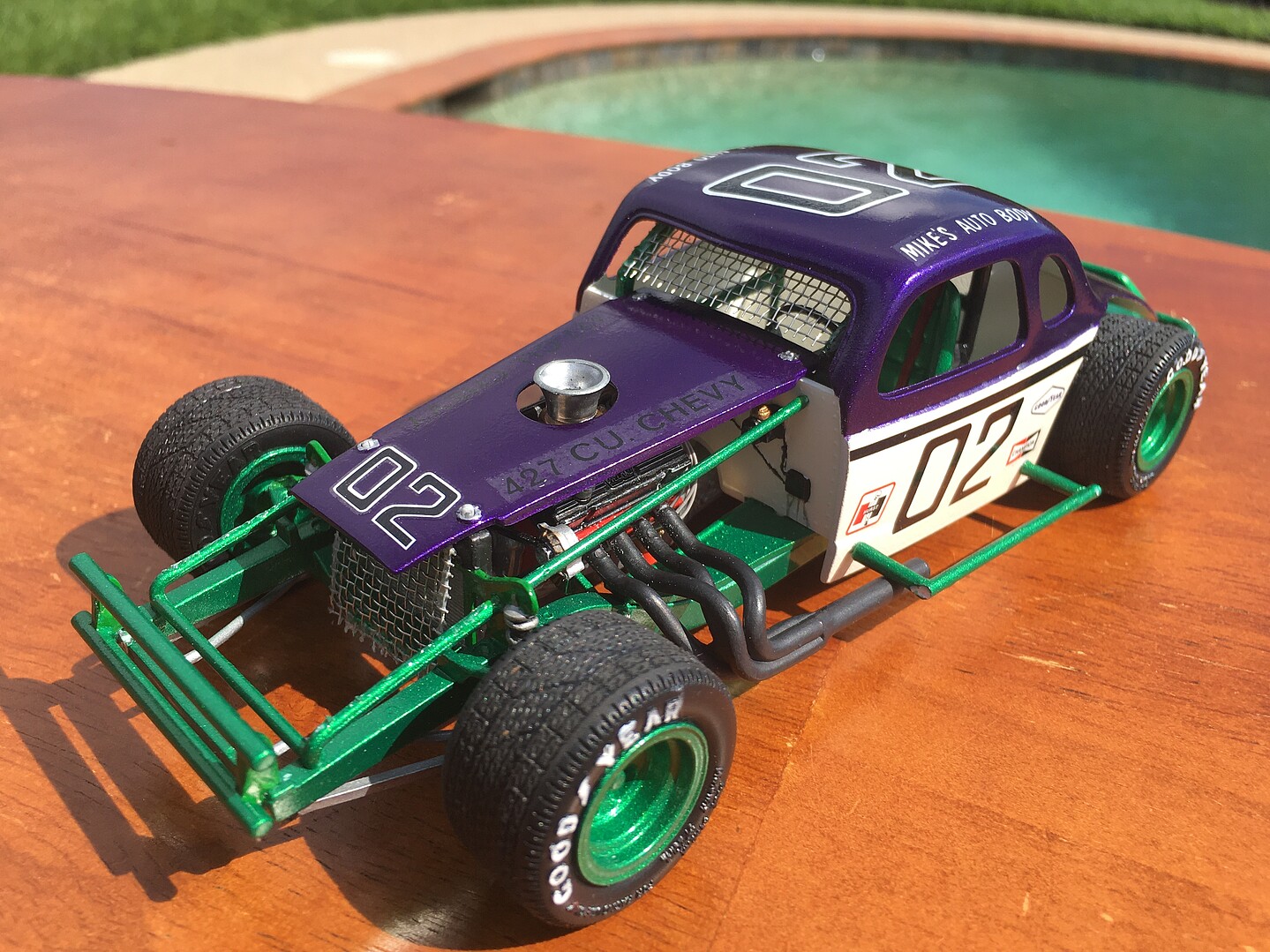 1936 Wild One Modified Chevy -- Plastic Model Car Vehicle Kit -- 1/25 ...