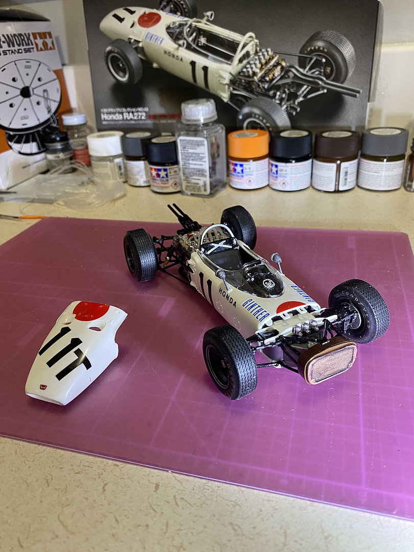 Honda F-1 RA272 Formula Racecar Open Wheel F1 GP -- Plastic Model Car ...