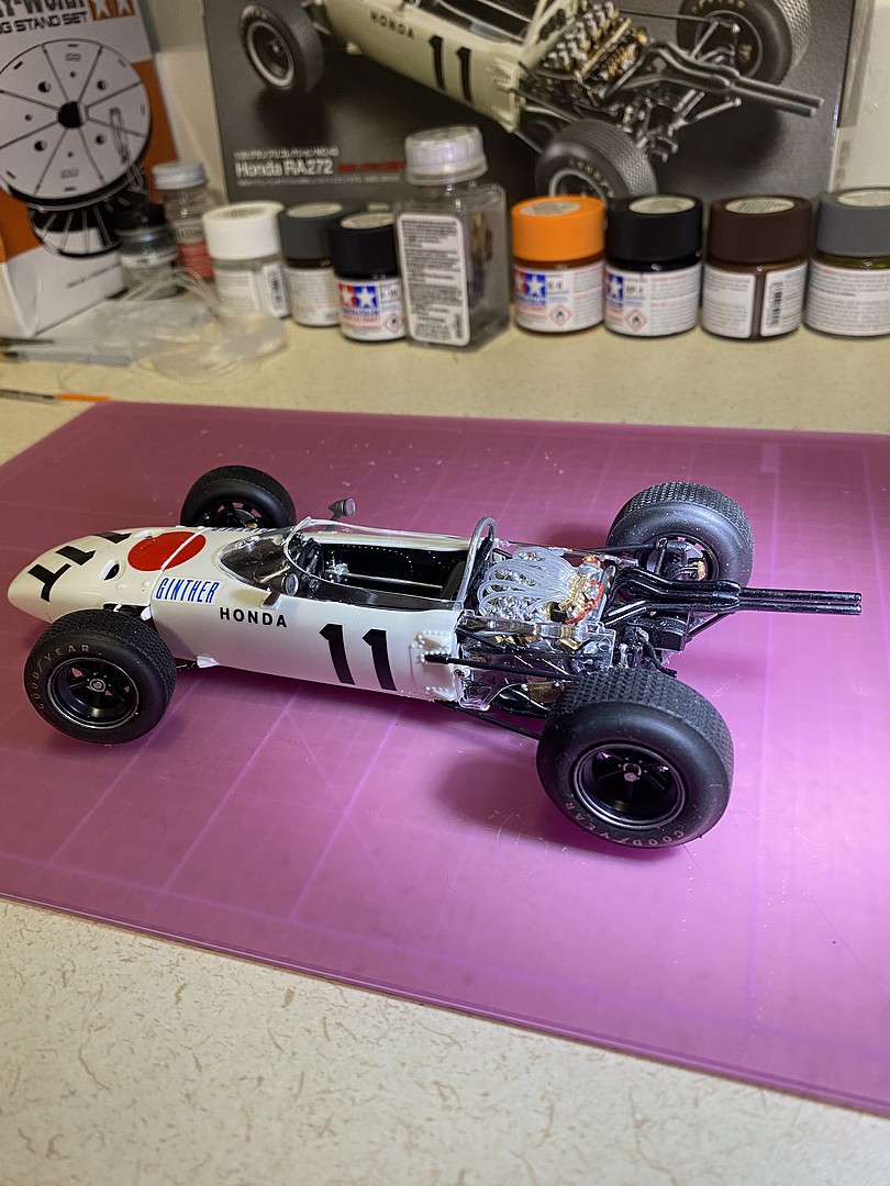 Honda F-1 RA272 Formula Racecar Open Wheel F1 GP -- Plastic Model Car ...