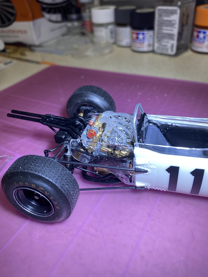 Honda F-1 RA272 Formula Racecar Open Wheel F1 GP -- Plastic Model Car ...